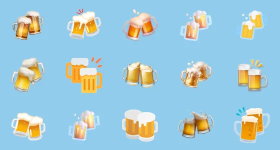 🍻 Clinking Beer Mugs Emoji Copy And Paste - Emoji Stock