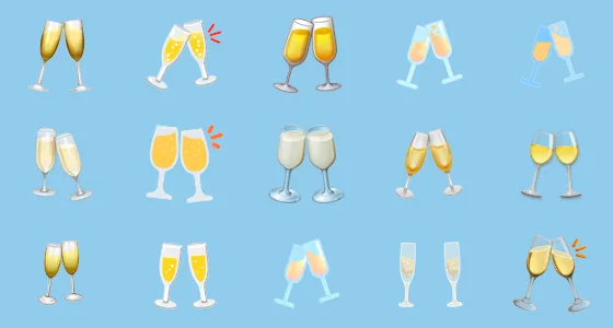 🥂 Clinking Glasses Emoji Copy And Paste - Emoji Stock