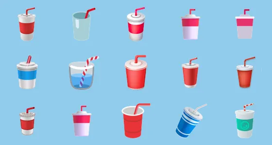 🥤 Cup With Straw Emoji Copy And Paste - Emoji Stock