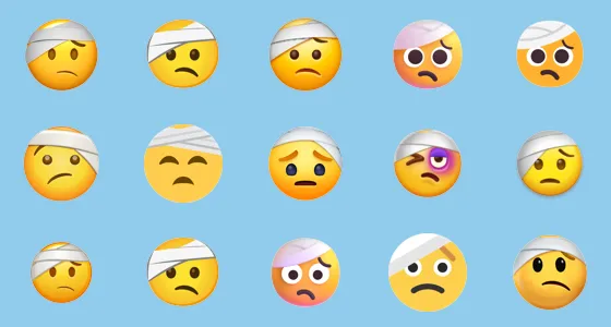🤕 Face With Head-Bandage Emoji Copy And Paste - Emoji Stock