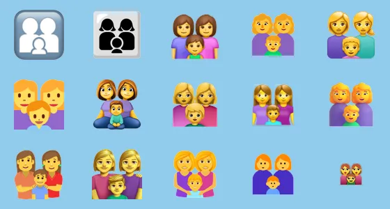 👩‍👩‍👦 Family: Woman, Woman, Boy Emoji Copy And Paste - Emoji Stock