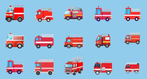🚒 Fire Engine Emoji Copy And Paste - Emoji Stock