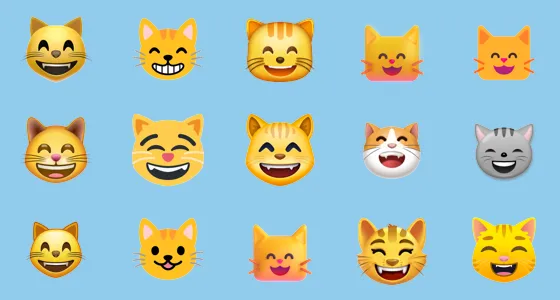 😸 Grinning Cat Face With Smiling Eyes Emoji Copy And Paste - Emoji Stock