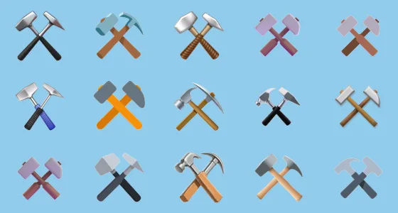 ⚒️ Hammer And Pick Emoji Copy And Paste - Emoji Stock