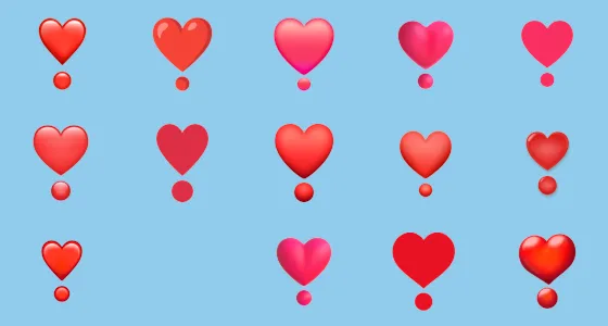 ️ Heavy Heart Exclamation Mark Ornament Emoji Copy And Paste - Emoji Stock
