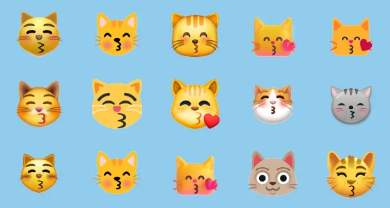 😽 Kissing Cat Face With Closed Eyes Emoji Copy And Paste - Emoji Stock