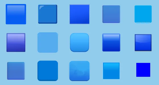 🟦 Large Blue Square Emoji Copy And Paste - Emoji Stock