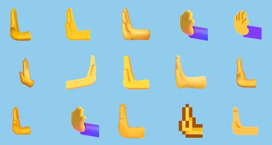 Leftwards Pushing Hand Emoji Copy And Paste - Emoji Stock