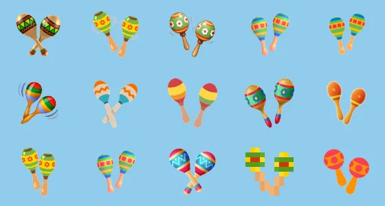 Maracas Emoji Copy And Paste - Emoji Stock