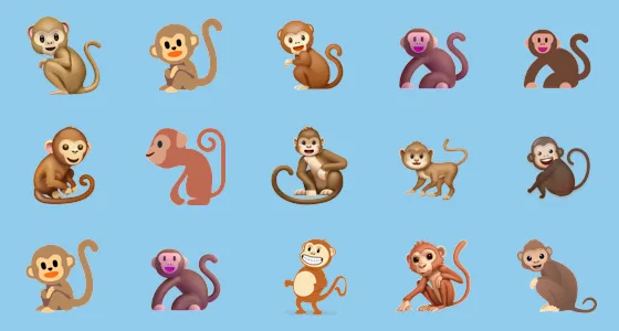 🐒 Monkey Emoji Copy And Paste - Emoji Stock