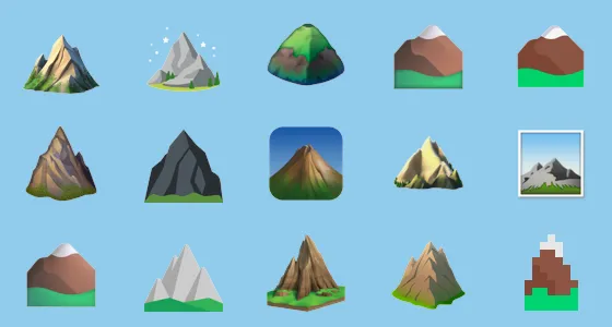 ⛰️ Mountain Emoji Copy And Paste - Emoji Stock