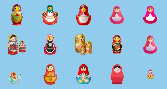 🪆 Nesting Dolls Emoji Copy And Paste - Emoji Stock