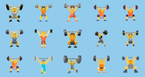 🏋️ Weight Lifter Emoji Copy And Paste - Emoji Stock