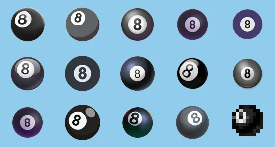 🎱 Billiards Emoji Copy And Paste - Emoji Stock