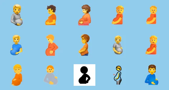 🫄 Pregnant Person Emoji Copy And Paste - Emoji Stock