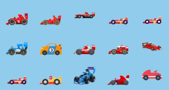 🏎️ Racing Car Emoji Copy And Paste - Emoji Stock
