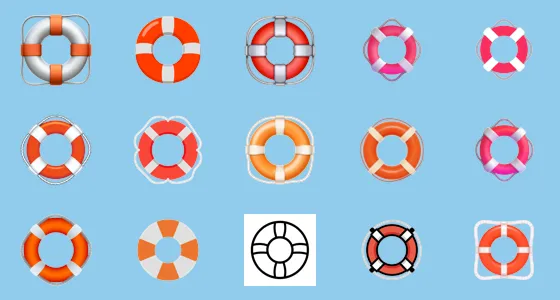 🛟 Ring Buoy Emoji Copy And Paste - Emoji Stock