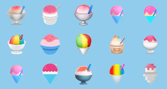🍧 Shaved Ice Emoji Copy And Paste - Emoji Stock