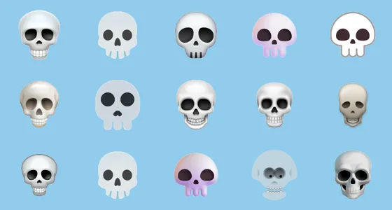 💀 Skull Emoji Copy And Paste - Emoji Stock