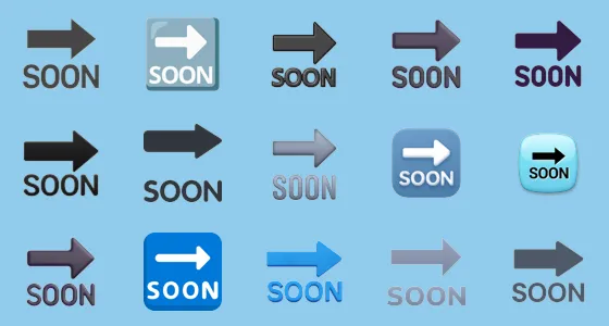 🔜 Soon With Rightwards Arrow Above Emoji Copy And Paste - Emoji Stock