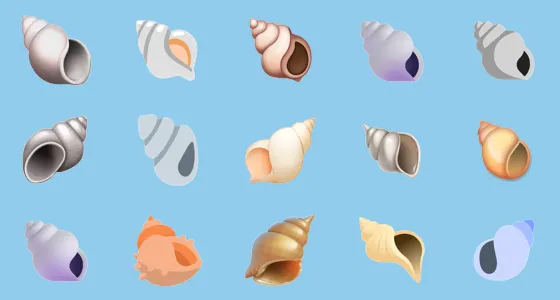 🐚 Spiral Shell Emoji Copy And Paste - Emoji Stock
