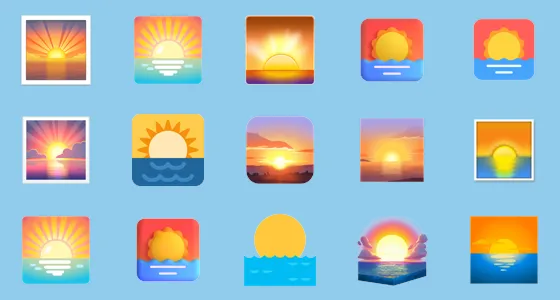 🌅 Sunrise Emoji Copy And Paste - Emoji Stock