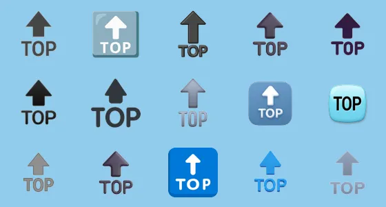 🔝 Top With Upwards Arrow Above Emoji Copy And Paste - Emoji Stock