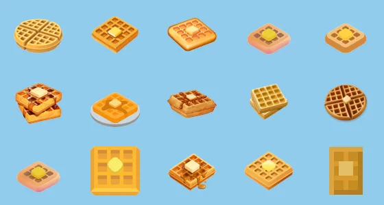 🧇 Waffle Emoji Copy And Paste - Emoji Stock