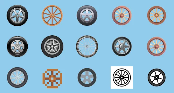 🛞 Wheel Emoji Copy And Paste - Emoji Stock