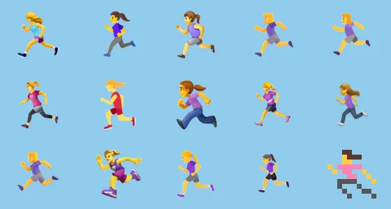 🏃‍♀️ Woman Running Emoji Copy And Paste - Emoji Stock