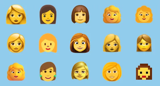 👩 Woman Emoji Copy And Paste - Emoji Stock
